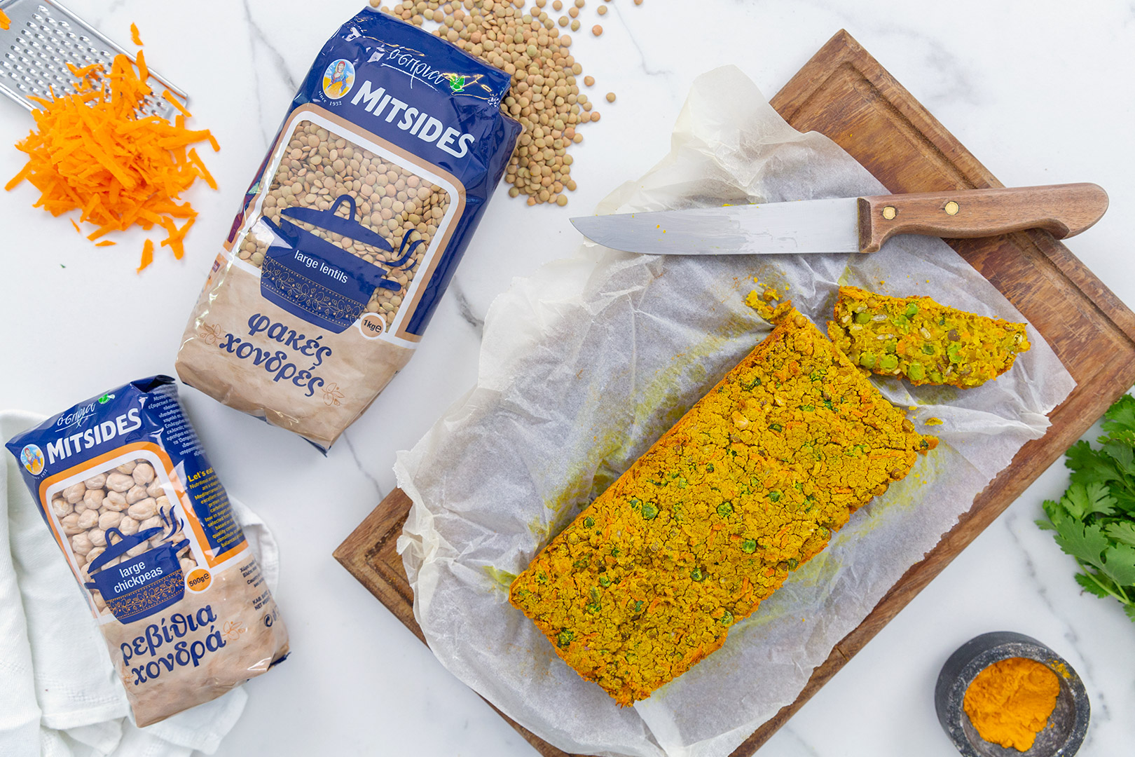Lentils & Chickpea loaf - Mitsides Group
